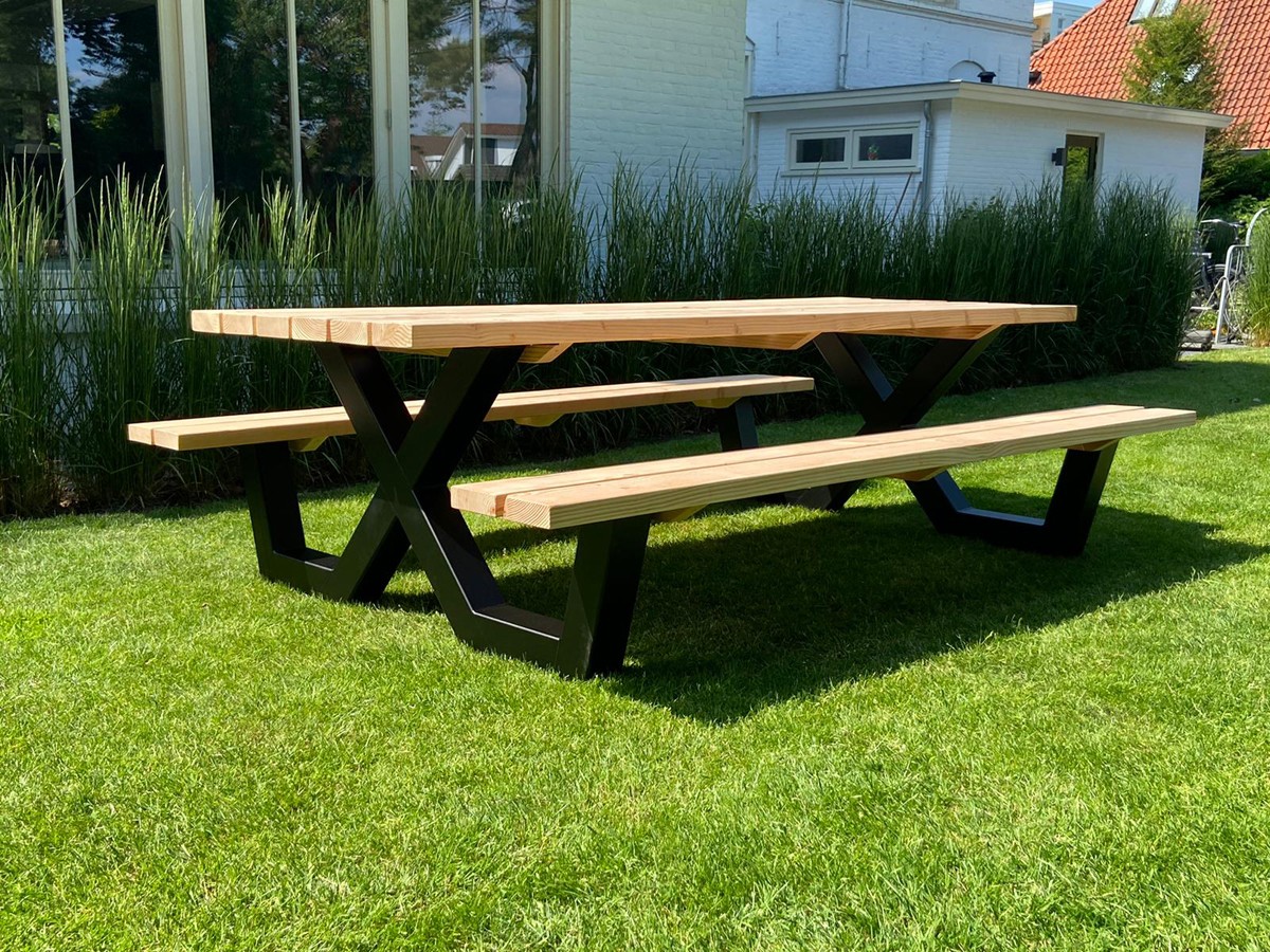 Picknicktafel X-model - Vanalleshout Putten